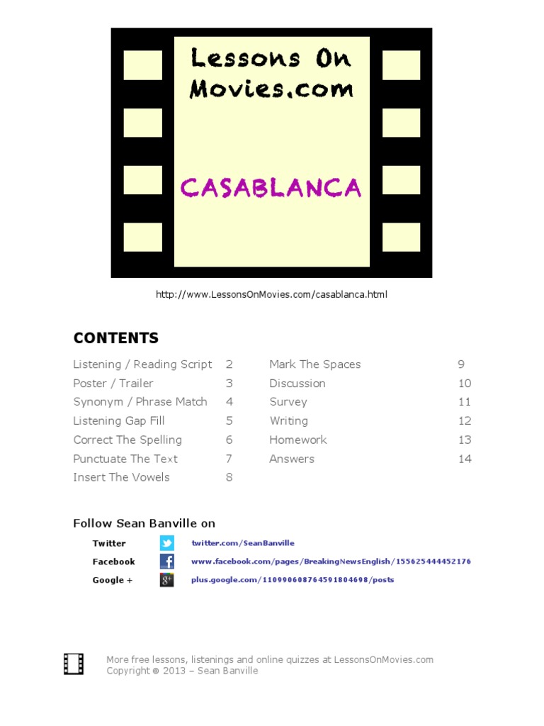 Casablanca | PDF