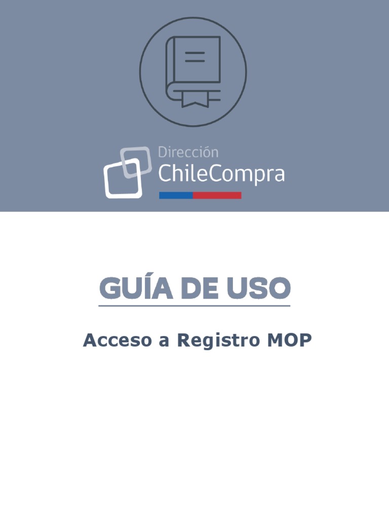 Guía Acceso Registro MOP | PDF | Informática | Software
