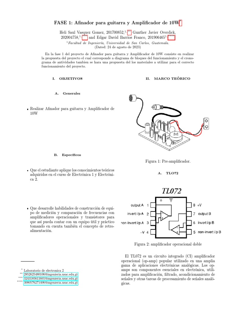 Fase 1 E2 | PDF | Transistor | Transistor de unión bipolar