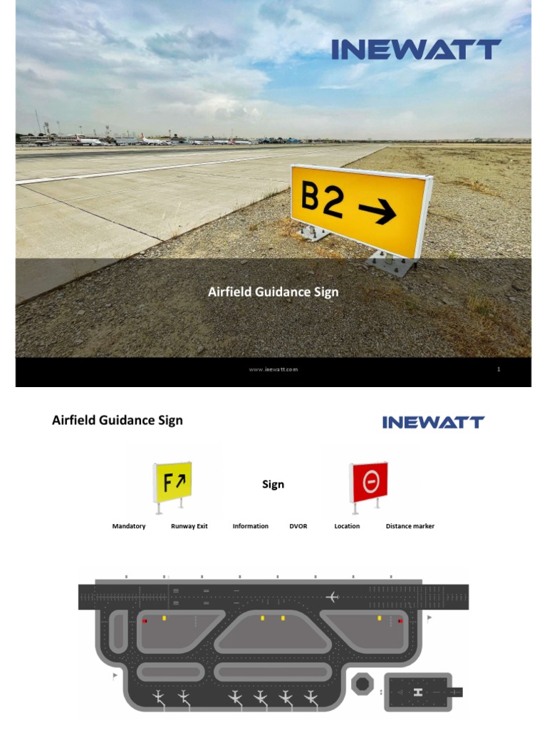 Kit Retrofit Led For Airfield Guidance Signs Inewatt | PDF