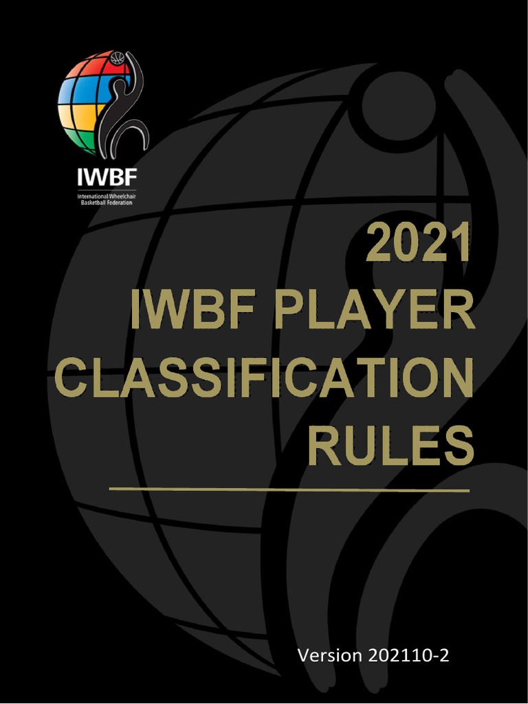 2021 IWBF Classification Rules Version 202110 1 | PDF | Statistical ...
