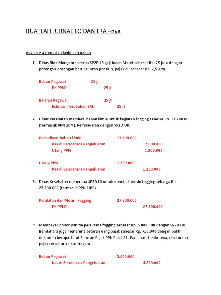 Buatlah Jurnal Lo Dan Lra | PDF