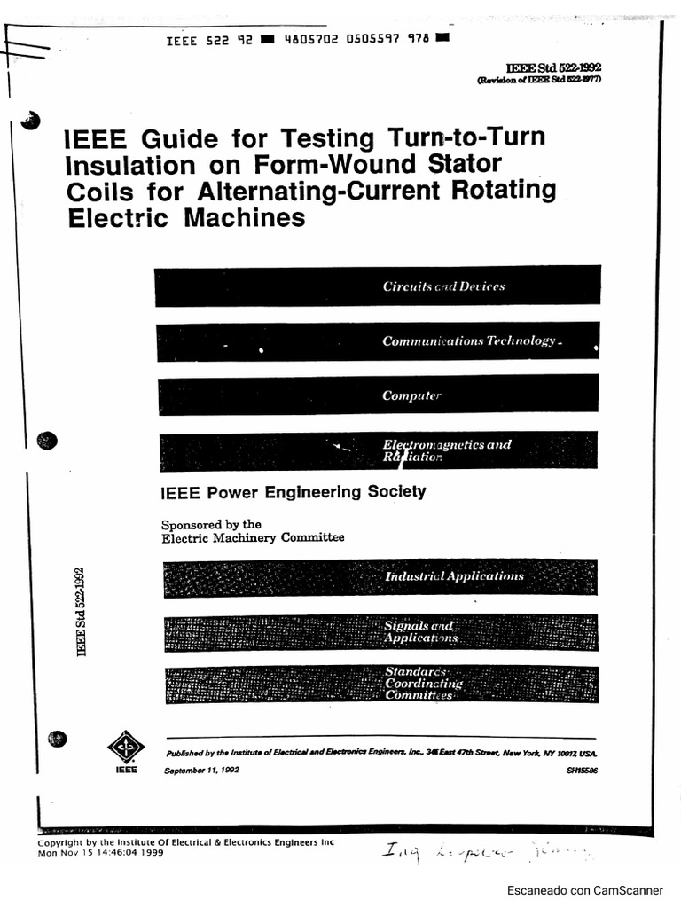 OKOK Norma IEEE Std 522-1992 pruebas con baker sobrevoltaje a devanados ...