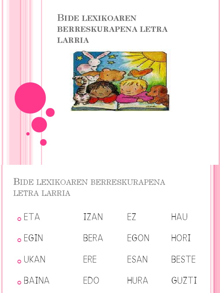 Euskarazko Hitzak Letra Larria | PDF