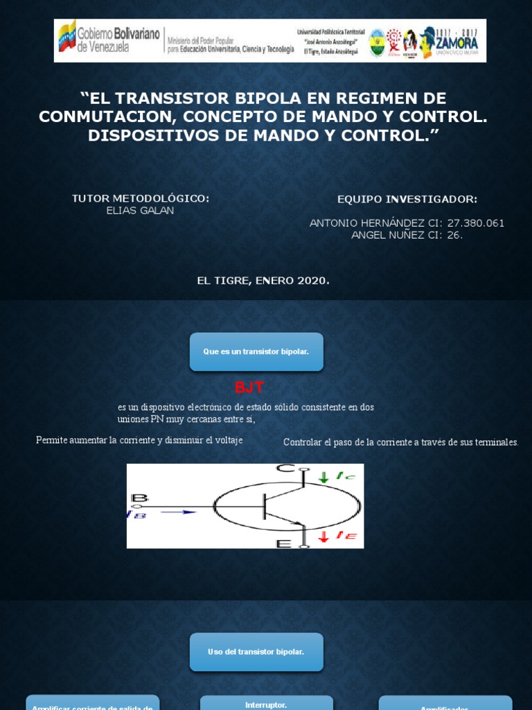 Transistor Bipolar en Conmutacion. | PDF