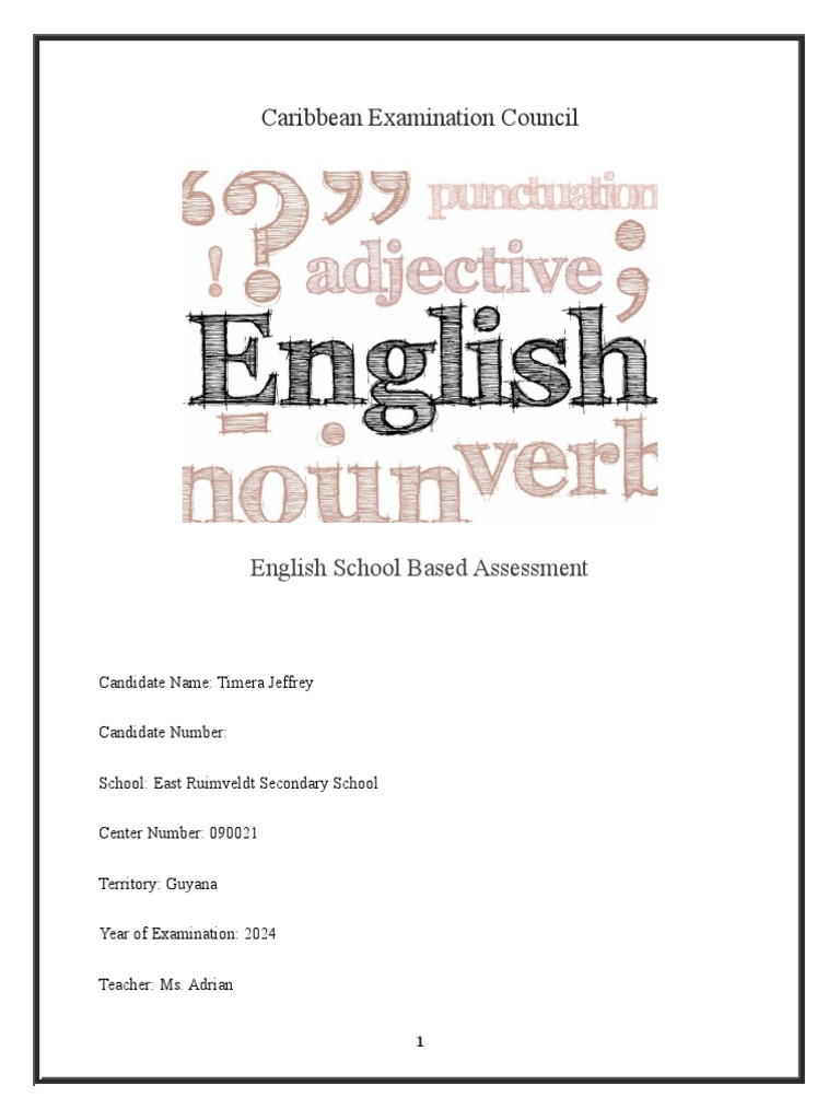 English Sba | PDF