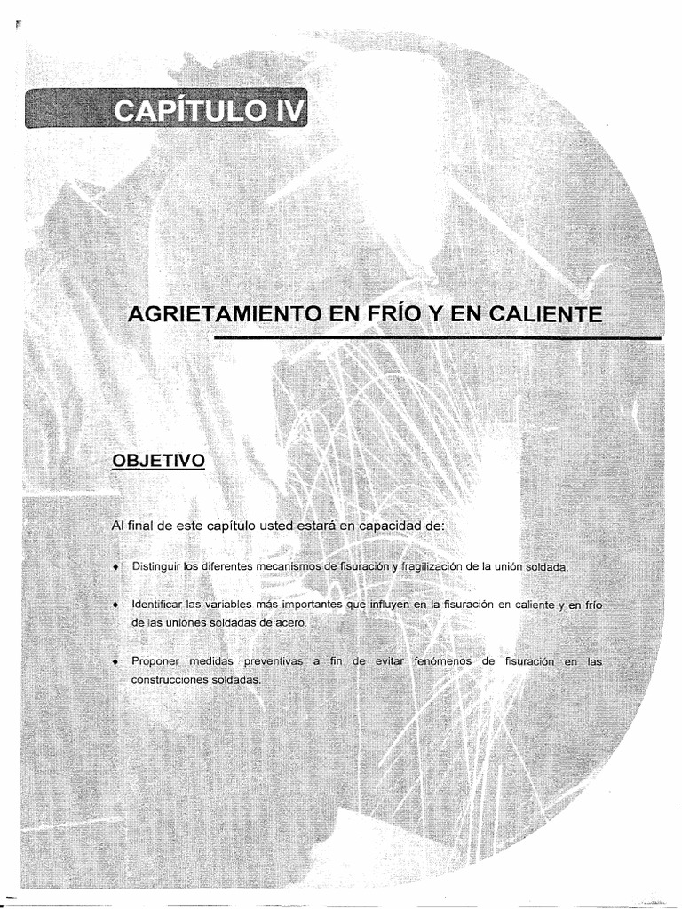 Capitulo Iv (Agrietamiento en Frio y Caliente) | PDF Capitulo Iv (Agrietamiento en Frio y Caliente) | PDF