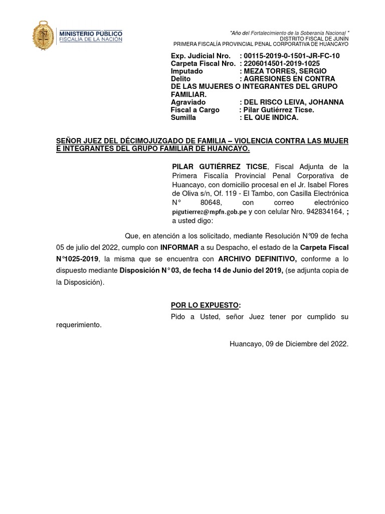 Avanze Final 1 | PDF | Fiscal | Juez