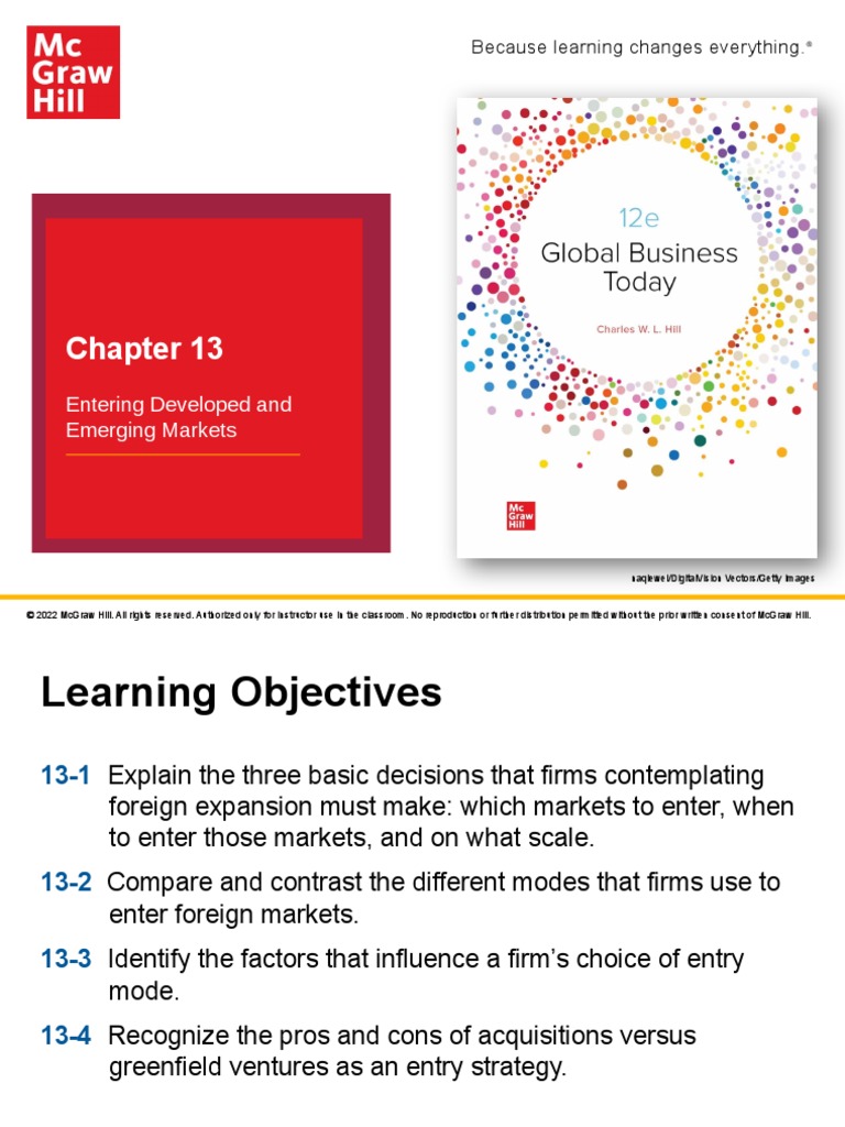 Hill GBT12e Ch13 PPT Accessible | PDF