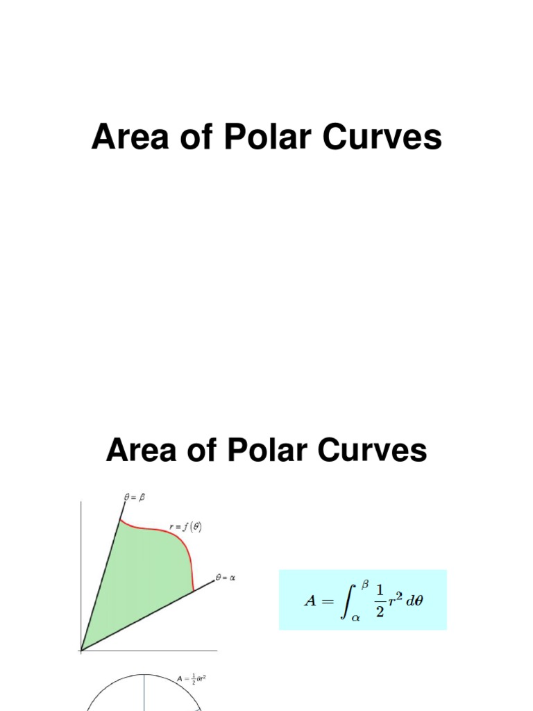 Polar Area - Student | PDF | Teaching Methods & Materials | Science & Mathematics