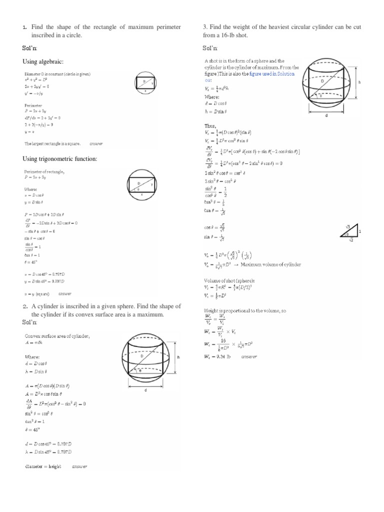 Applications Of Trigo And Inverse Trigonometric Functions Reviewer Pdf