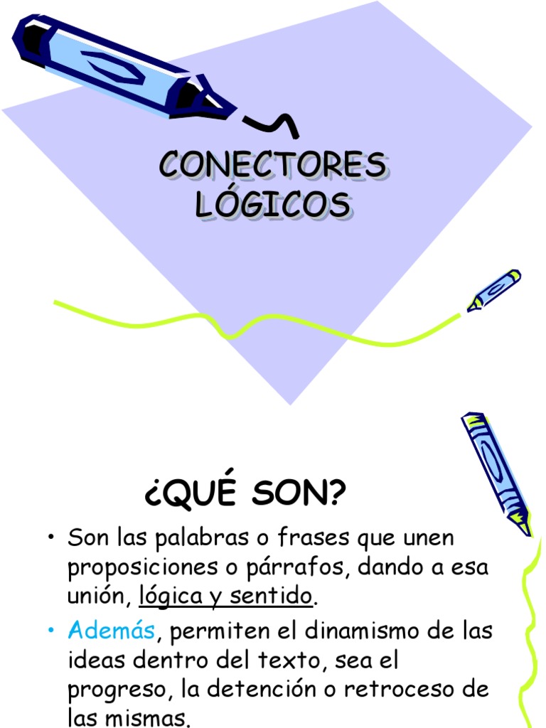 Conectores Logicos | PDF | Adverbio