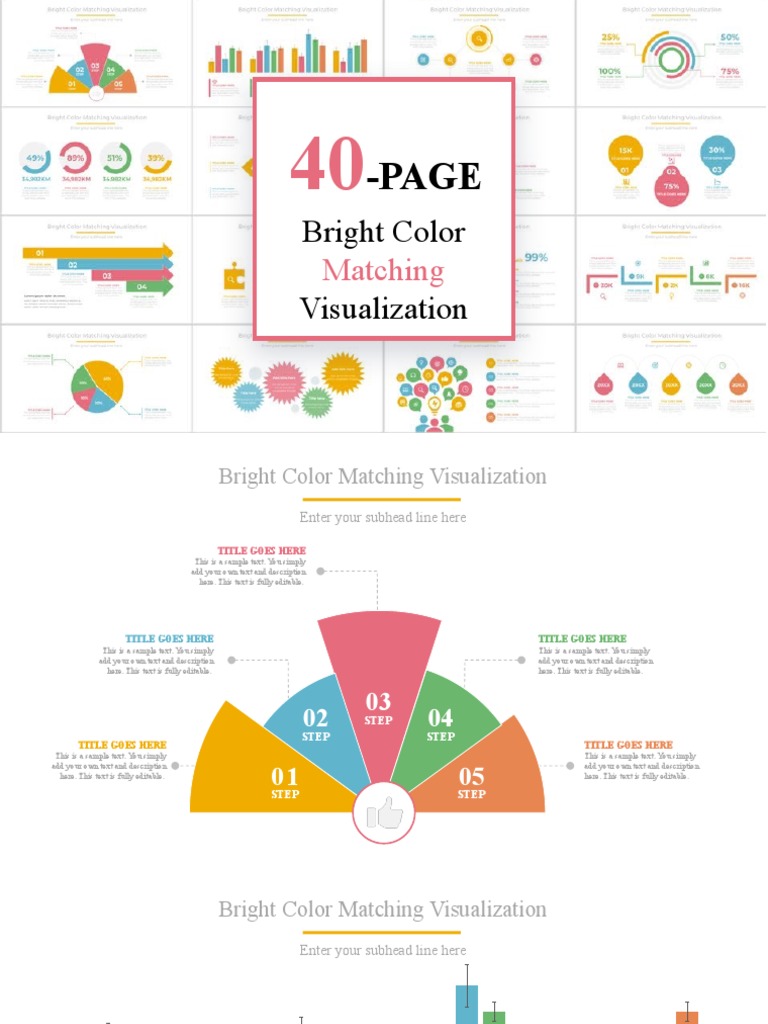Bright Color Matching Visualization Ppt Chart Pdf