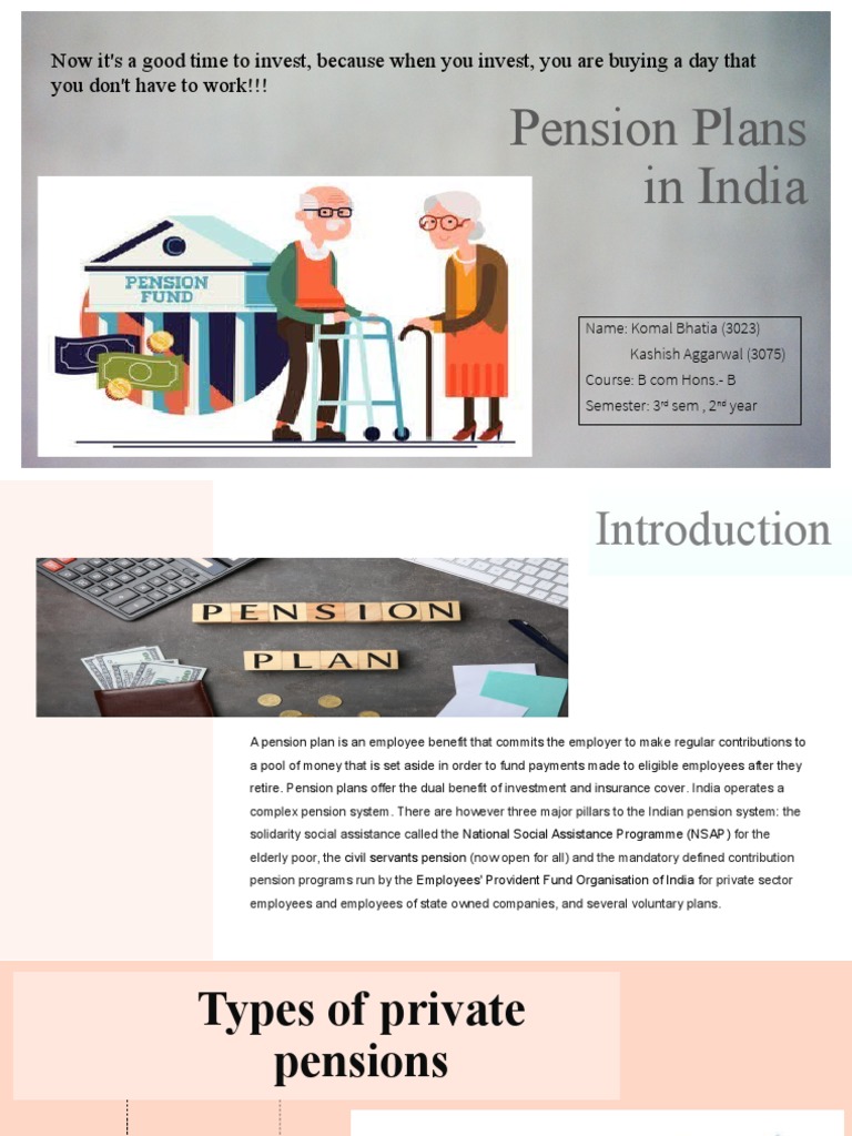 Pension Plans in India NEWW | PDF | Cost Of Living | Pension