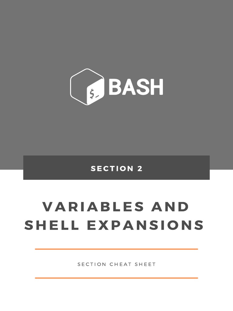Bash Cheatsheet Download Free Pdf Arithmetic Software Engineering 