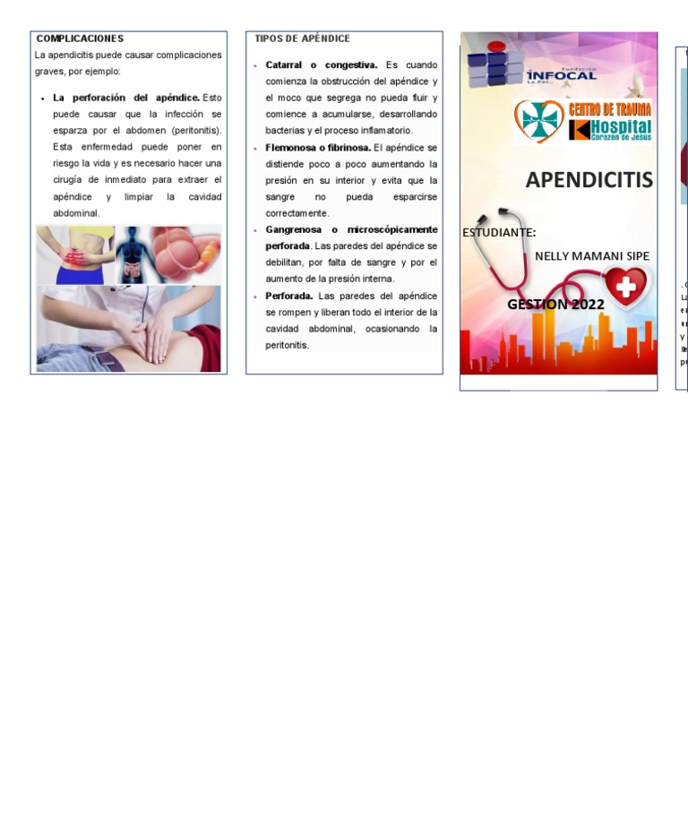 TRIPTICO | PDF | Enfermedades y trastornos | Medicina CLINICA