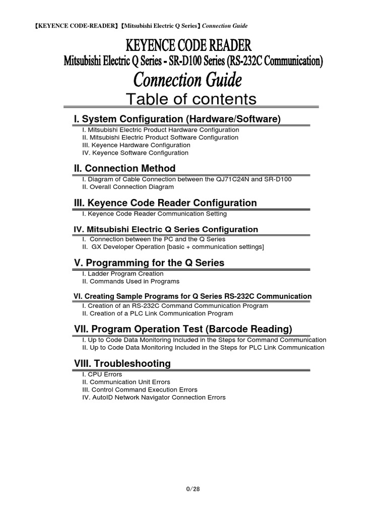 PLC & Code Reader Integration Guide | PDF | Programmable Logic Controller | Programming