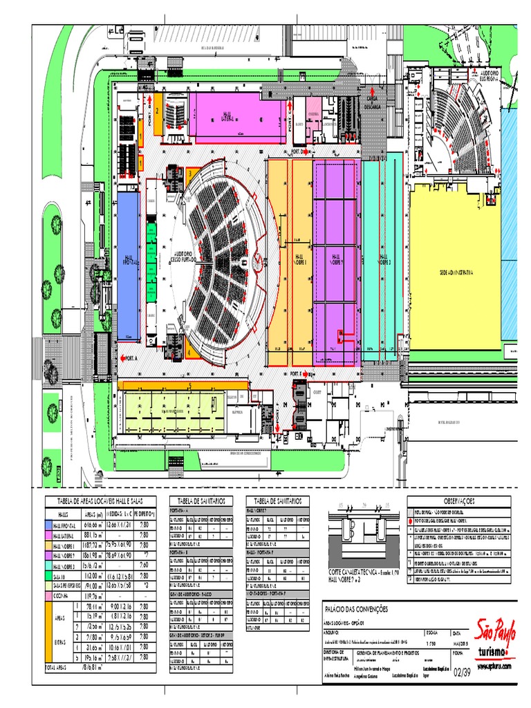 Planta PalacioConvencoes Anhembi | PDF