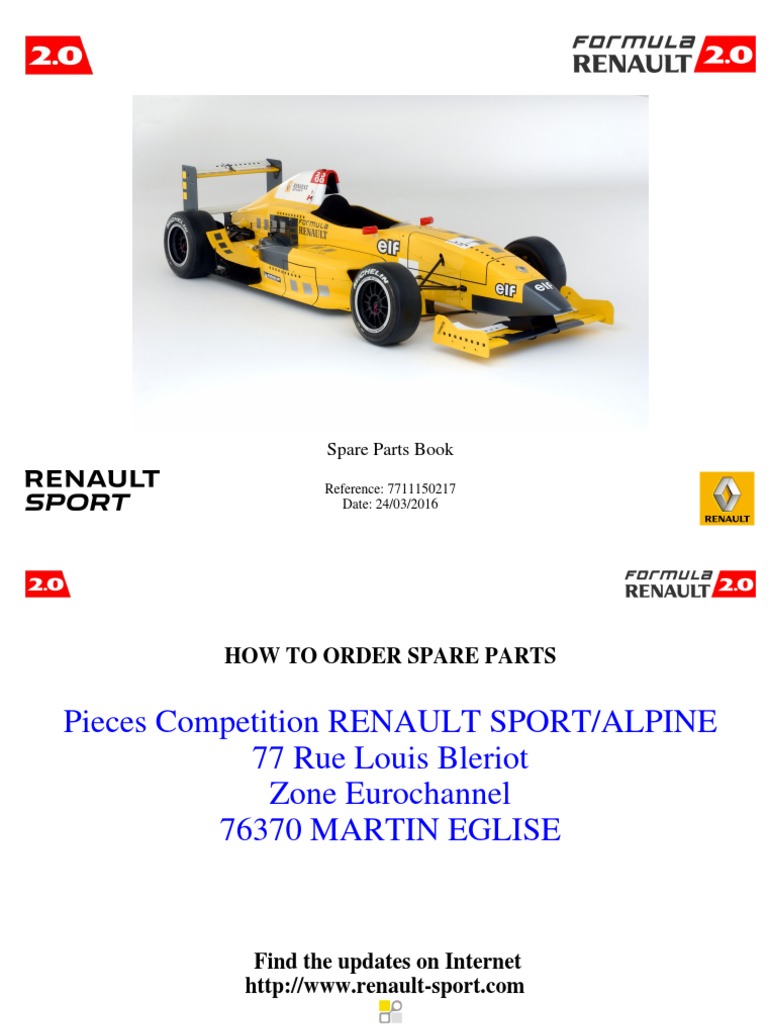 Formula Renault20 Mod00 | PDF | Clutch | Machines