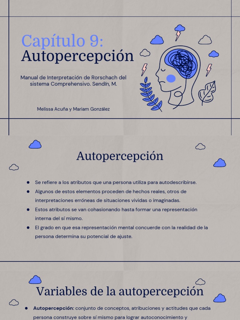 Autopercepción | PDF | Las emociones | Percepción