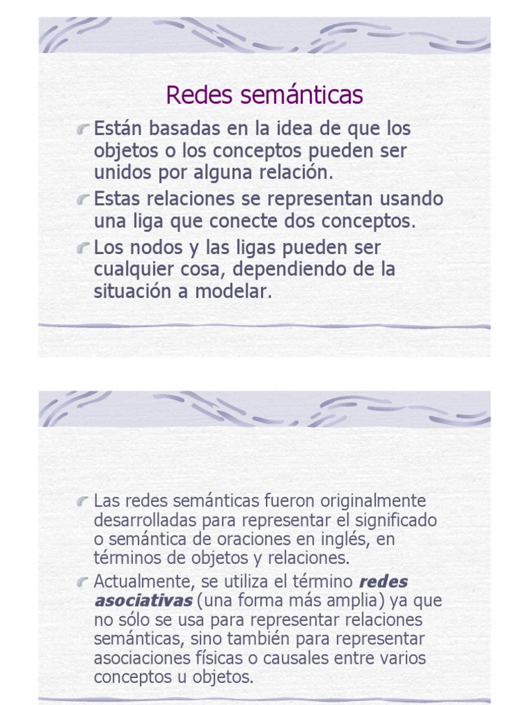 Redes Semanticas 2-2 | PDF
