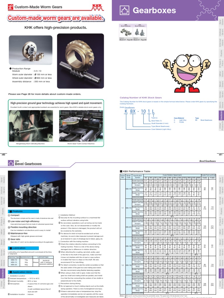Custom Worm Gears and Gearboxes | PDF | Gear | Mechanical Engineering