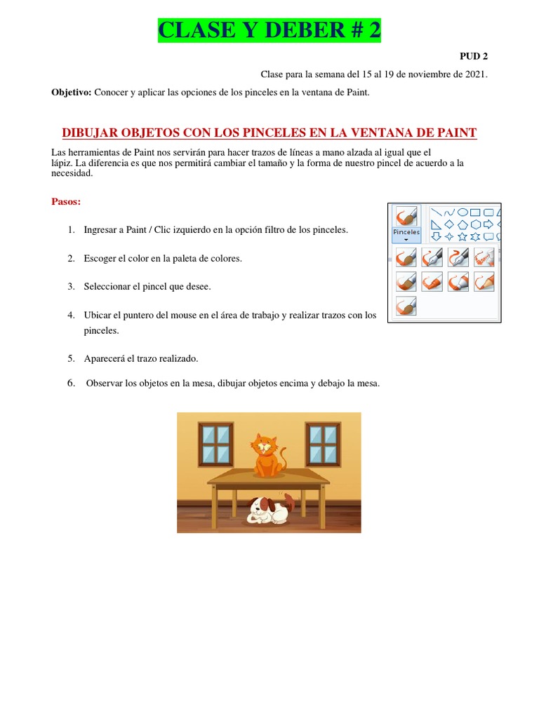 U2. Deber 2-1° Informática | PDF | Ventana (informática) | Informática