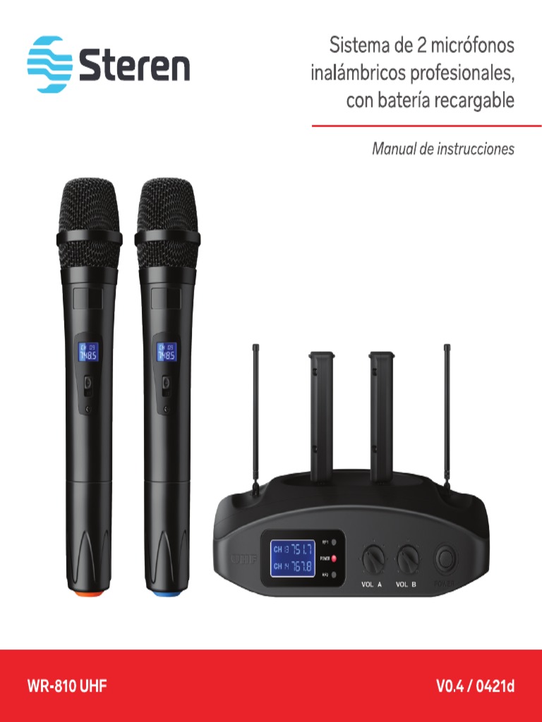 WR 810 Uhf v0.3 Instr | PDF