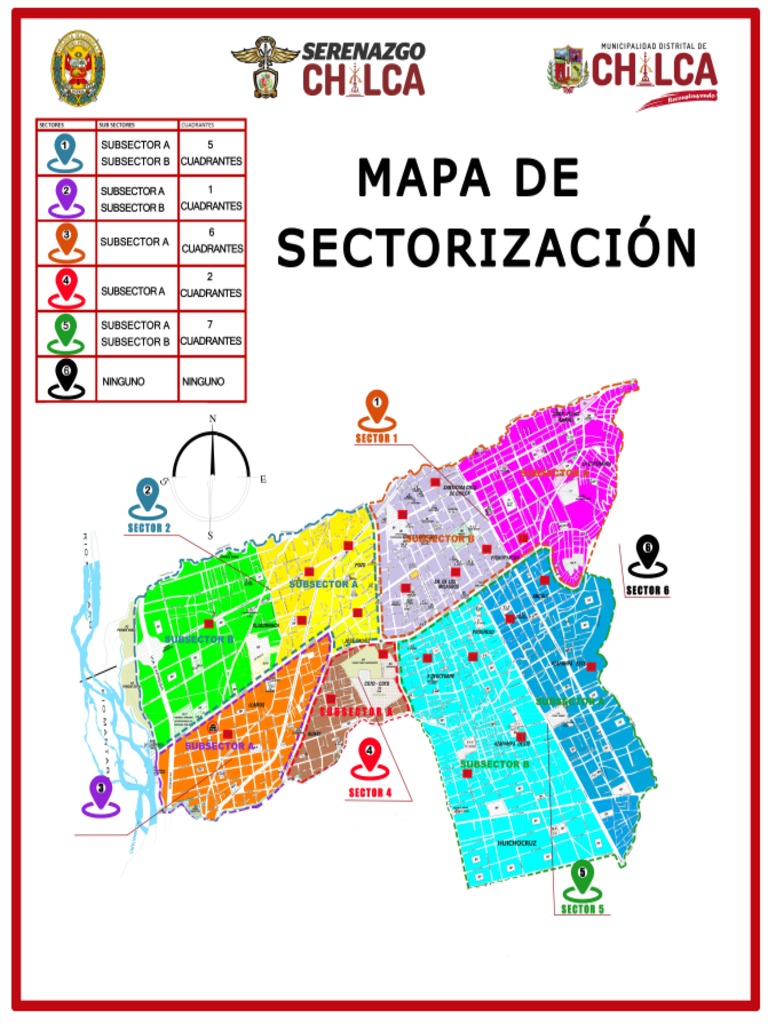 Mapa de Sectorización | PDF