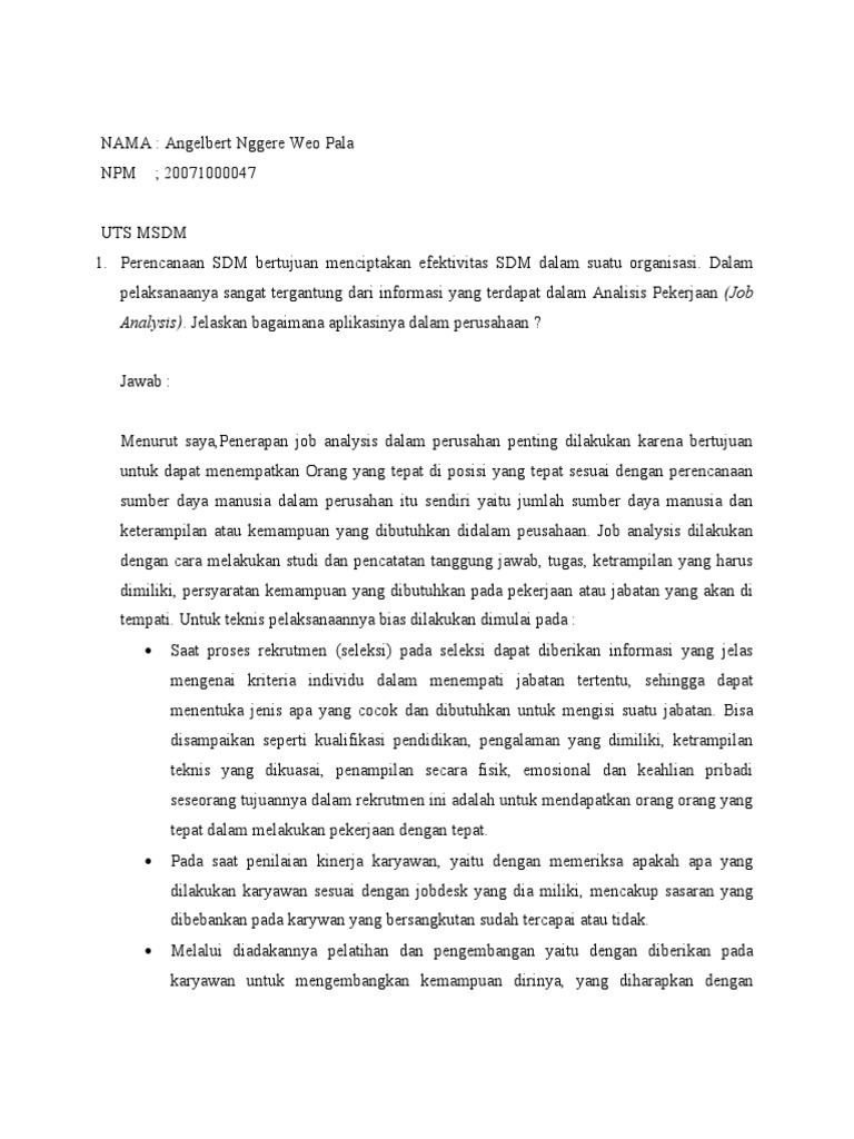 Angelbert Nggere Weo Pala | PDF