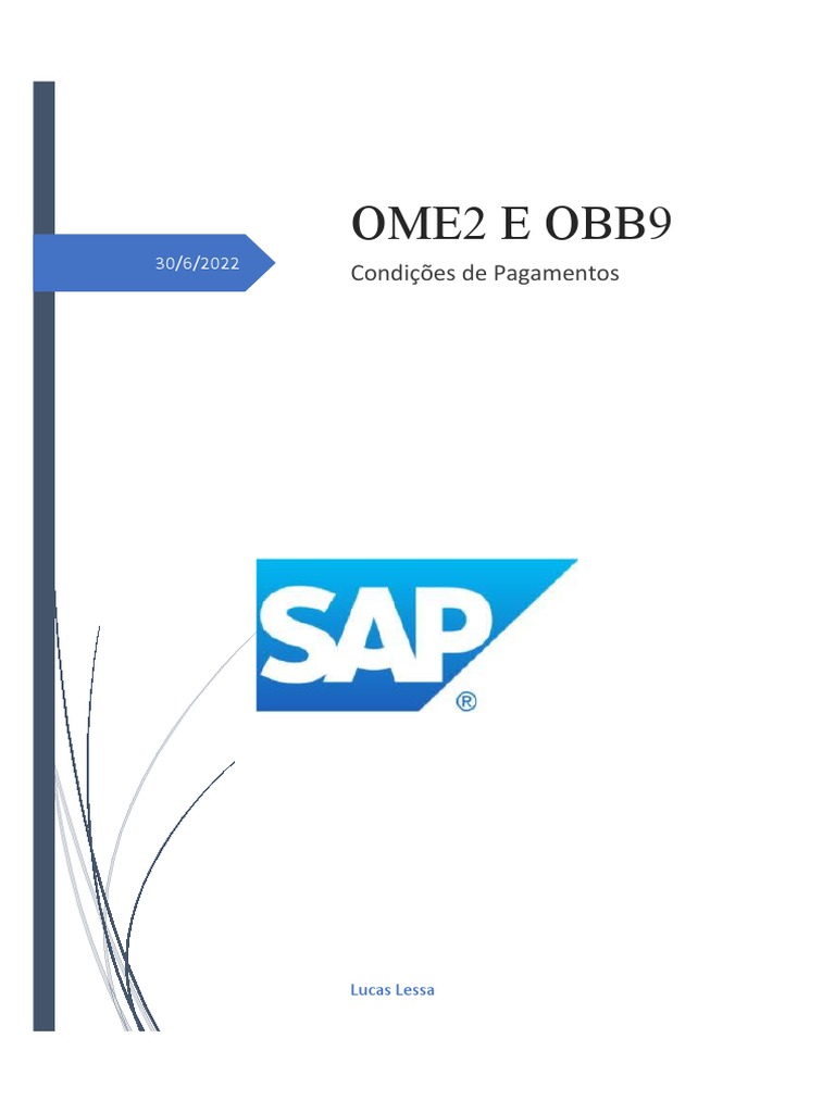 OME2 - OBB9 - Condições de Pagamentos | PDF