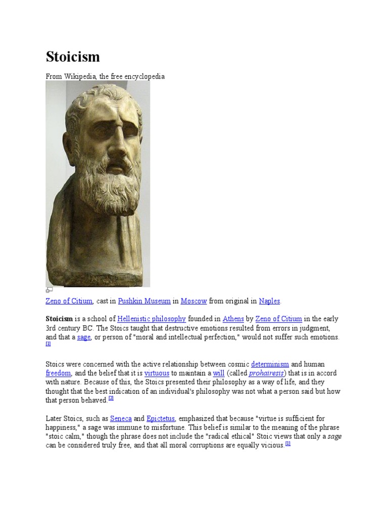 Stoicism | PDF | Stoicism | Logic