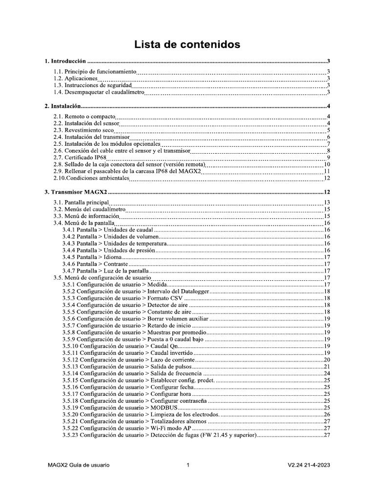 MAGX2 User Guide V2.23 ESP - 27.4.2023-Min | PDF