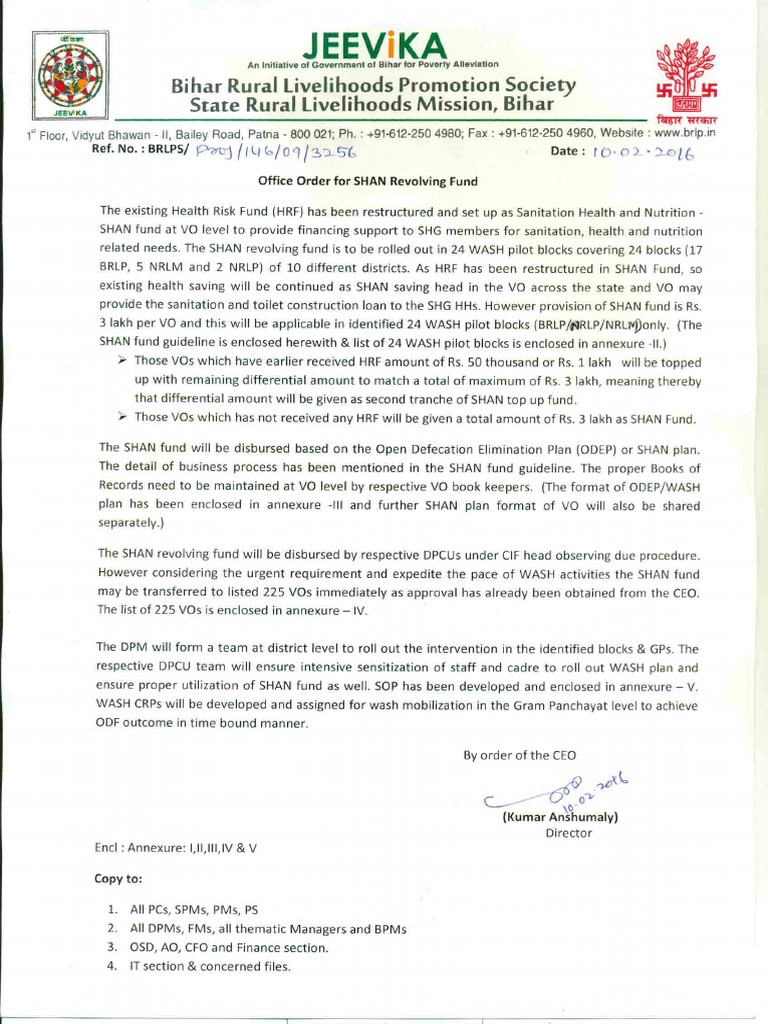 SHAN Revolving Fund | PDF