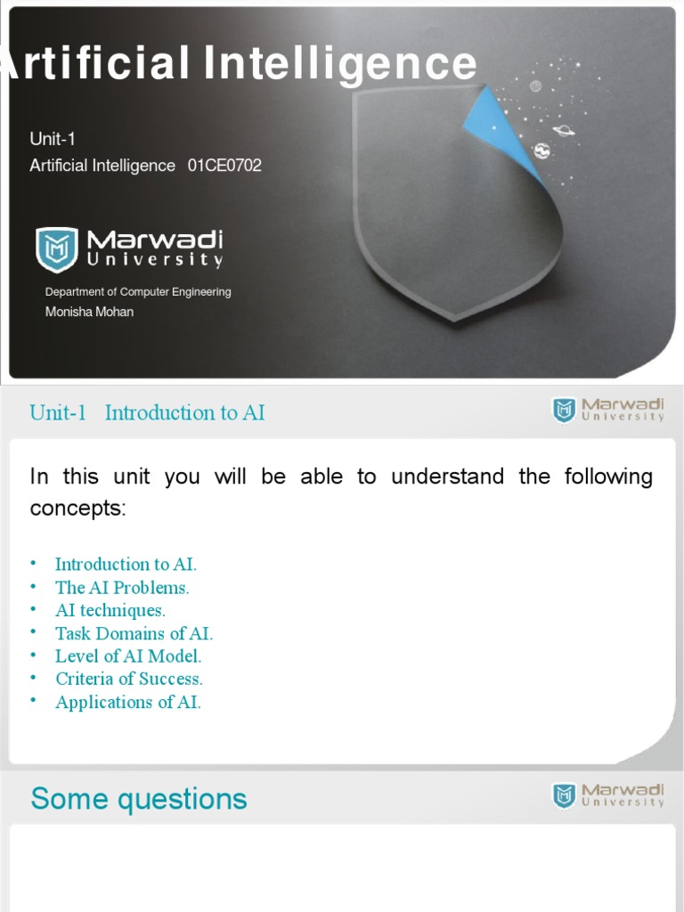 Unit1 IntrotoAIpptx 2023 07 10 10 44 23 | PDF