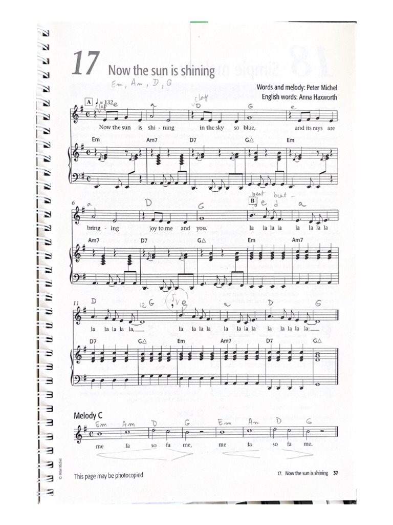 Now The Sun Is Shining | PDF