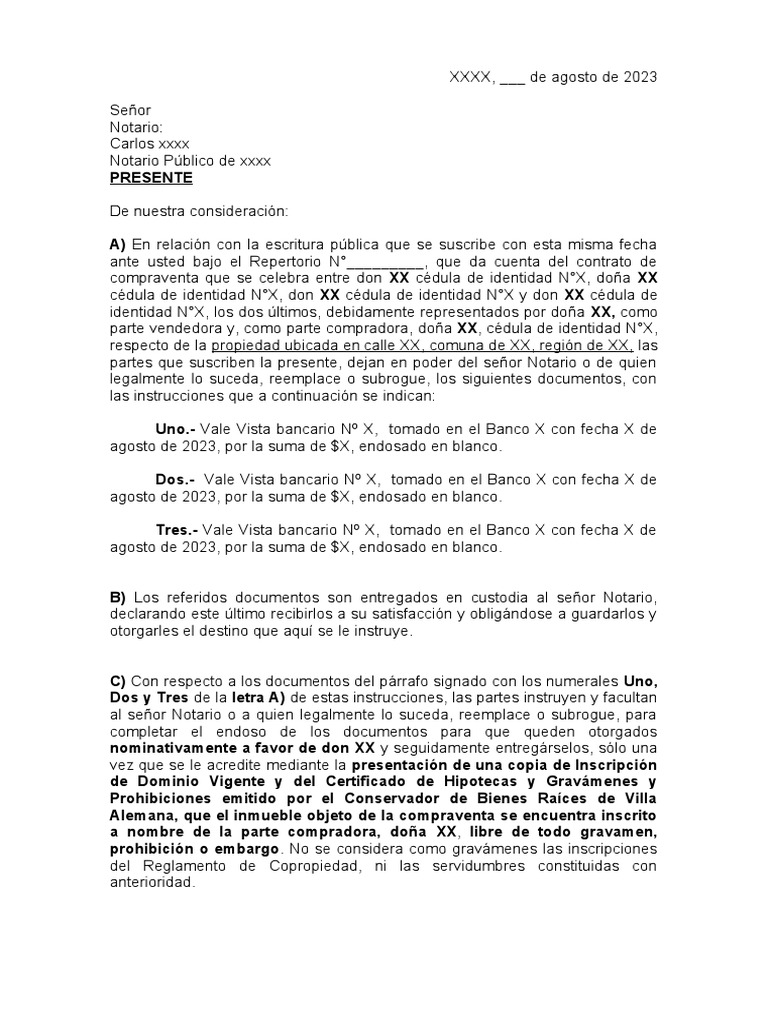 Instrucciones Notariales | Descargar gratis PDF | Justicia | Crimen y ... Instrucciones Notariales | Descargar gratis PDF | Justicia | Crimen y ...