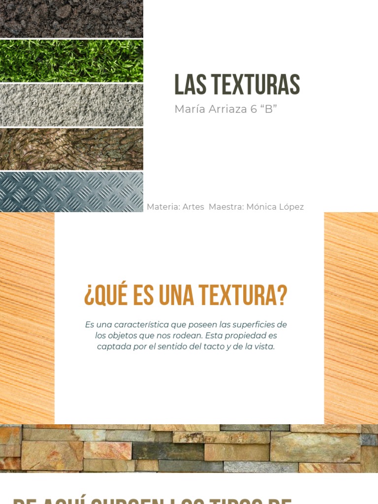 Tipos de Texturas en el Arte | PDF