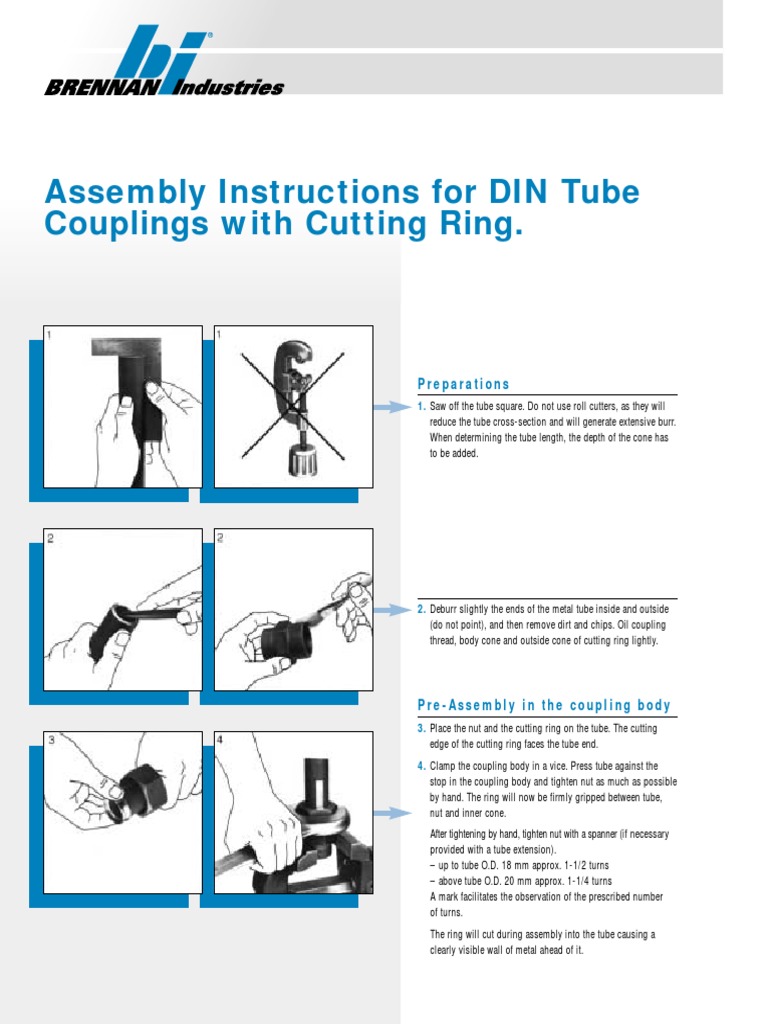 Assembly Instructions DIN | PDF