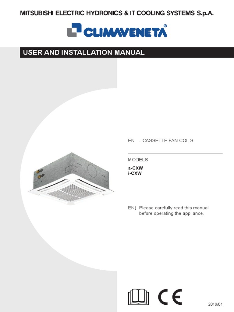Climaveneta A I CXW Databook | PDF | Thermostat | Power Supply