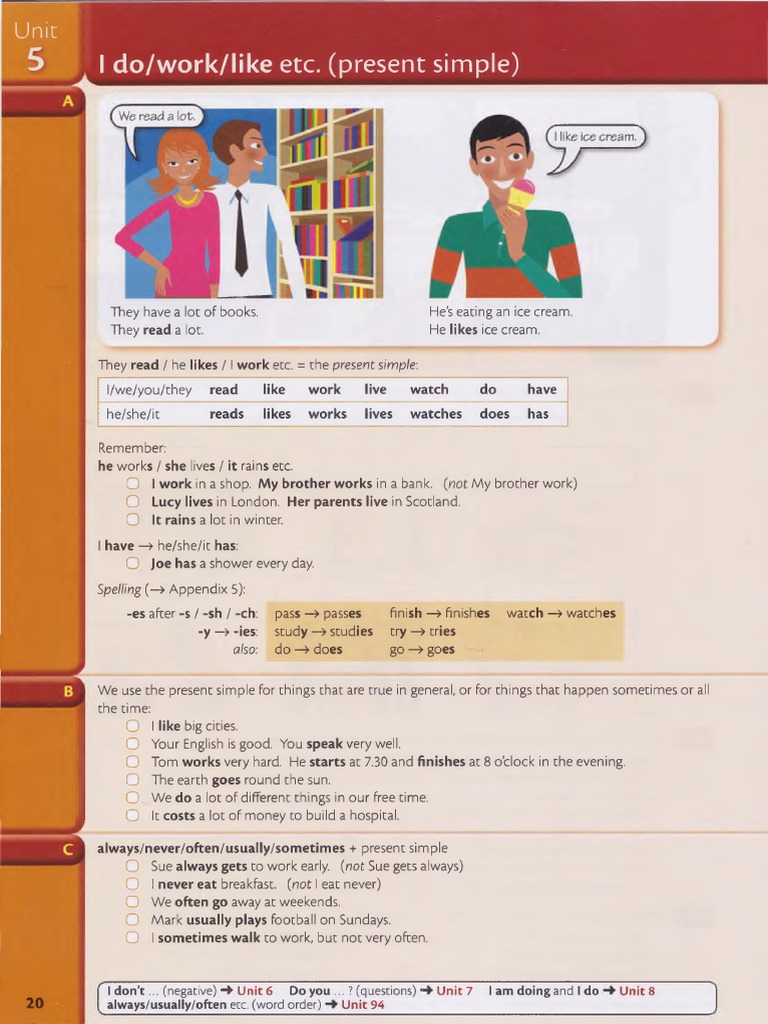 Simple Present Exercise | PDF