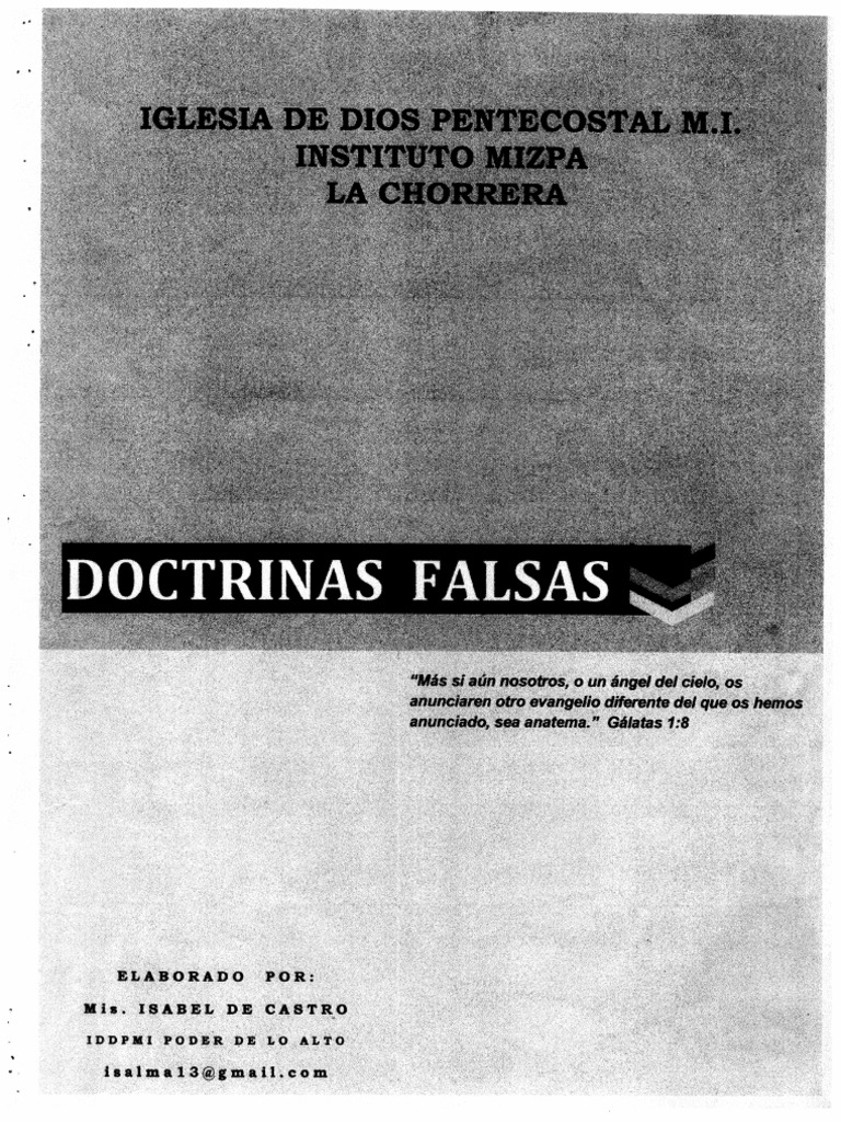 Doctrinas Falsas | PDF