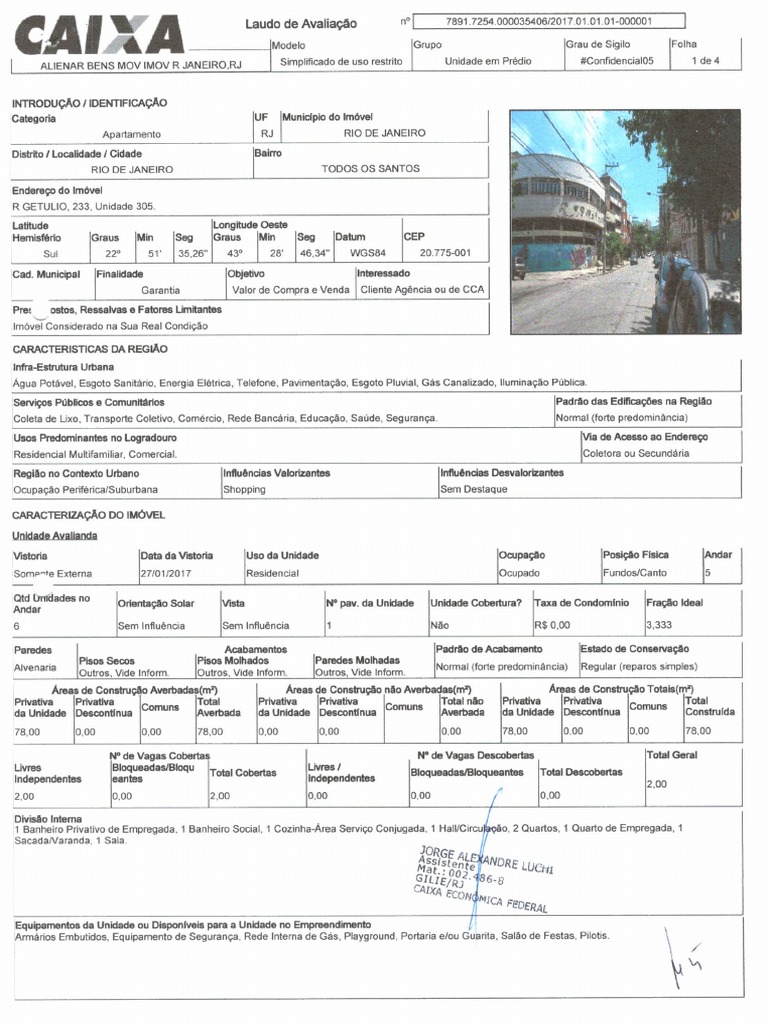 20171128095133laudo Lote 61 | PDF