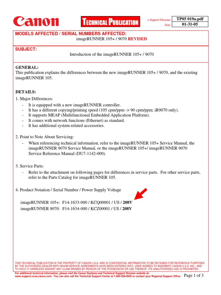 Models Affected / Serial Numbers Affected: Revised Subject ...