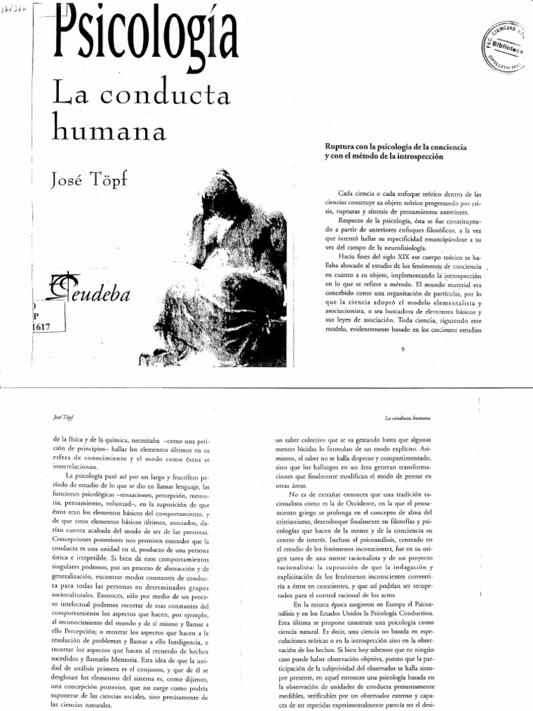 Topf Conducta Humana | PDF