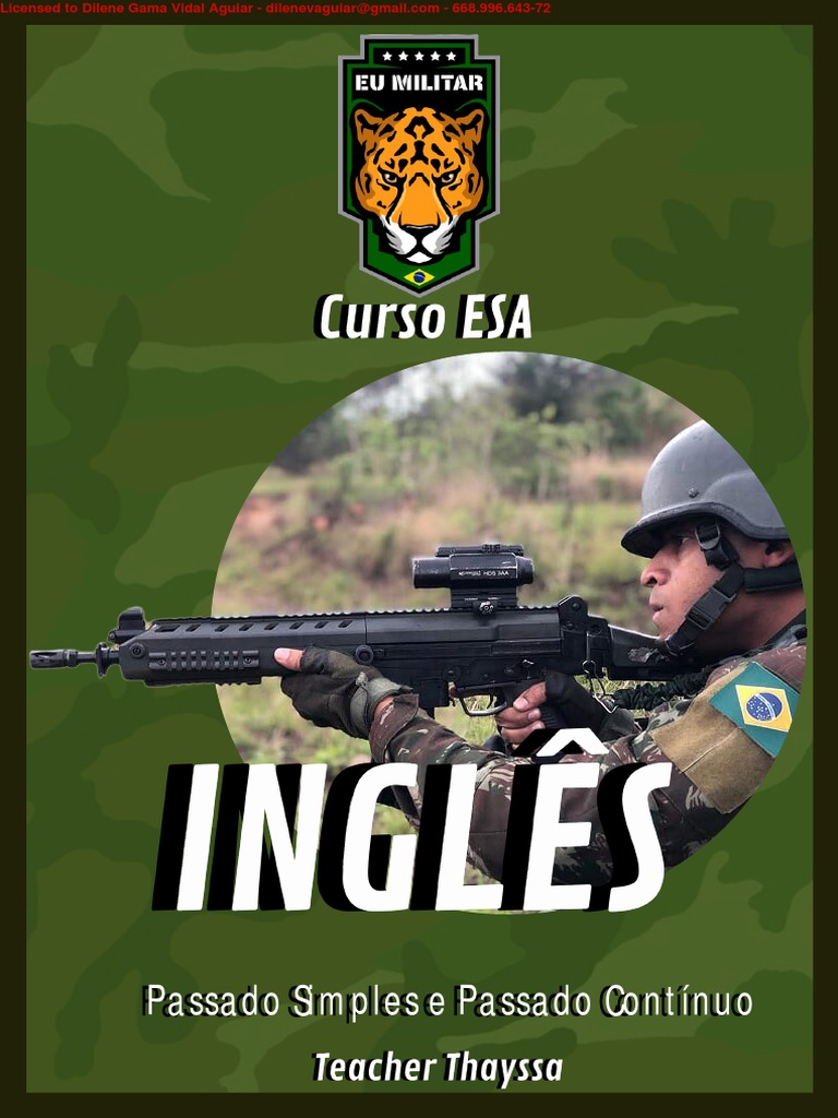 Passado Simples e Contínuo: Exercícios | PDF