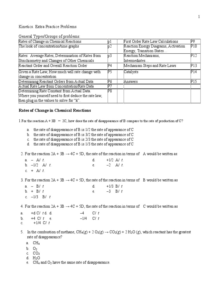 Energetic Collisions in Reaction Kinetics | PDF | Reaction Rate ...