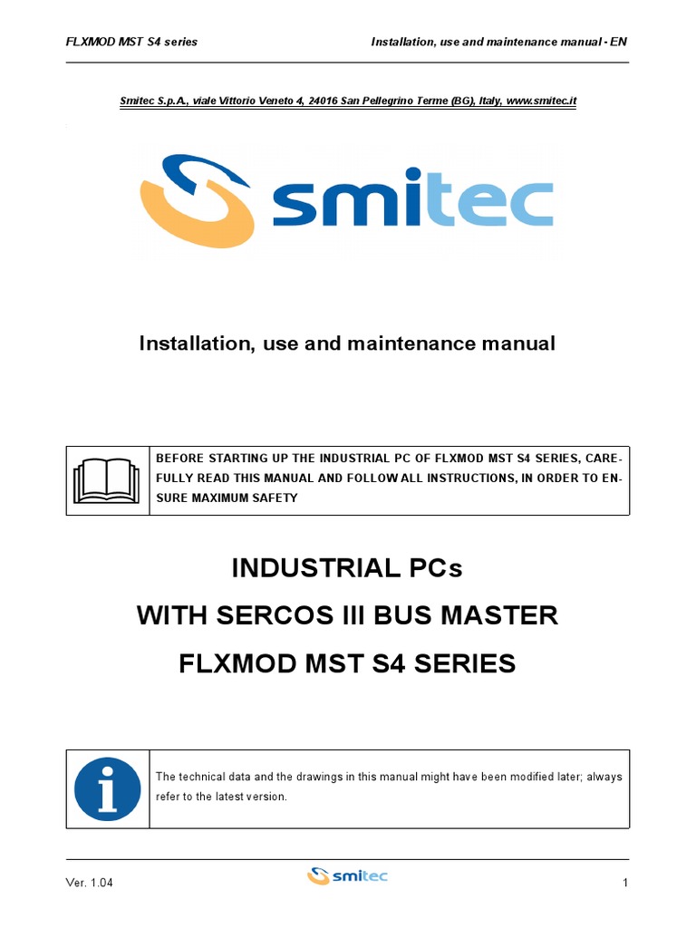FlxMod MST S4 - Manual (104-EN) | PDF