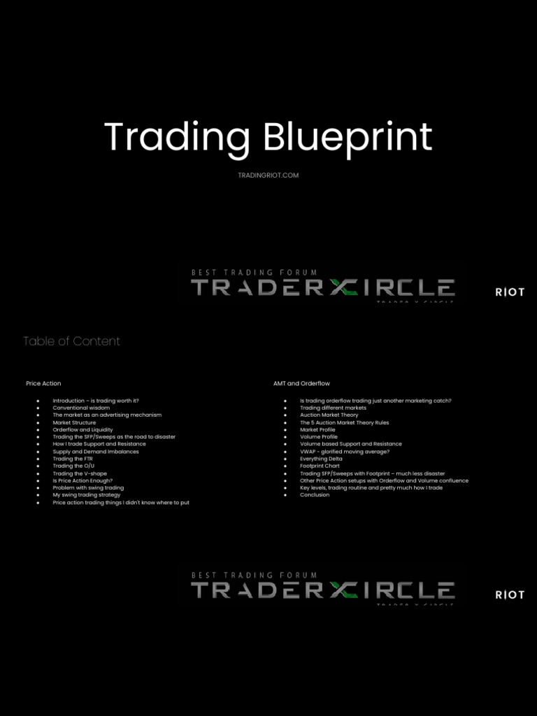 Trading Blueprint | PDF