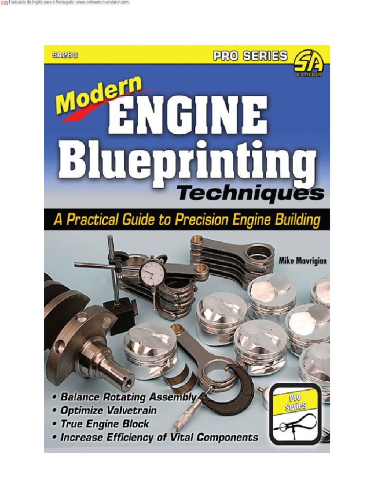Modern Engine Blueprinting Techniques A Practical Guide To Precision Engine Blueprinting (0001 ...